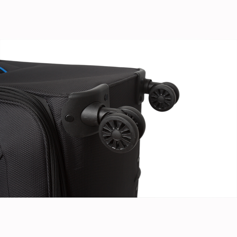 טרולי סוויס SWISS LUGANO (20") שחור – Samsonite Luggage Store